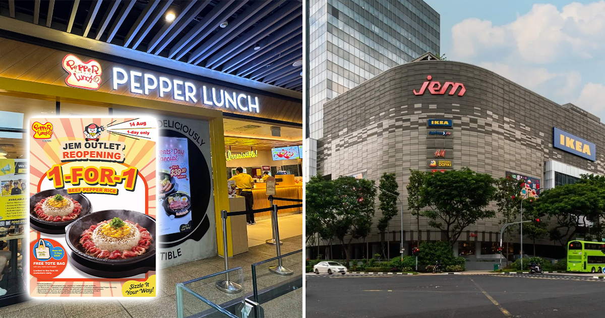 Pepper Lunch Reopens Jem Outlet with 1-FOR-1 Beef Pepper Rice & 30% OFF ...