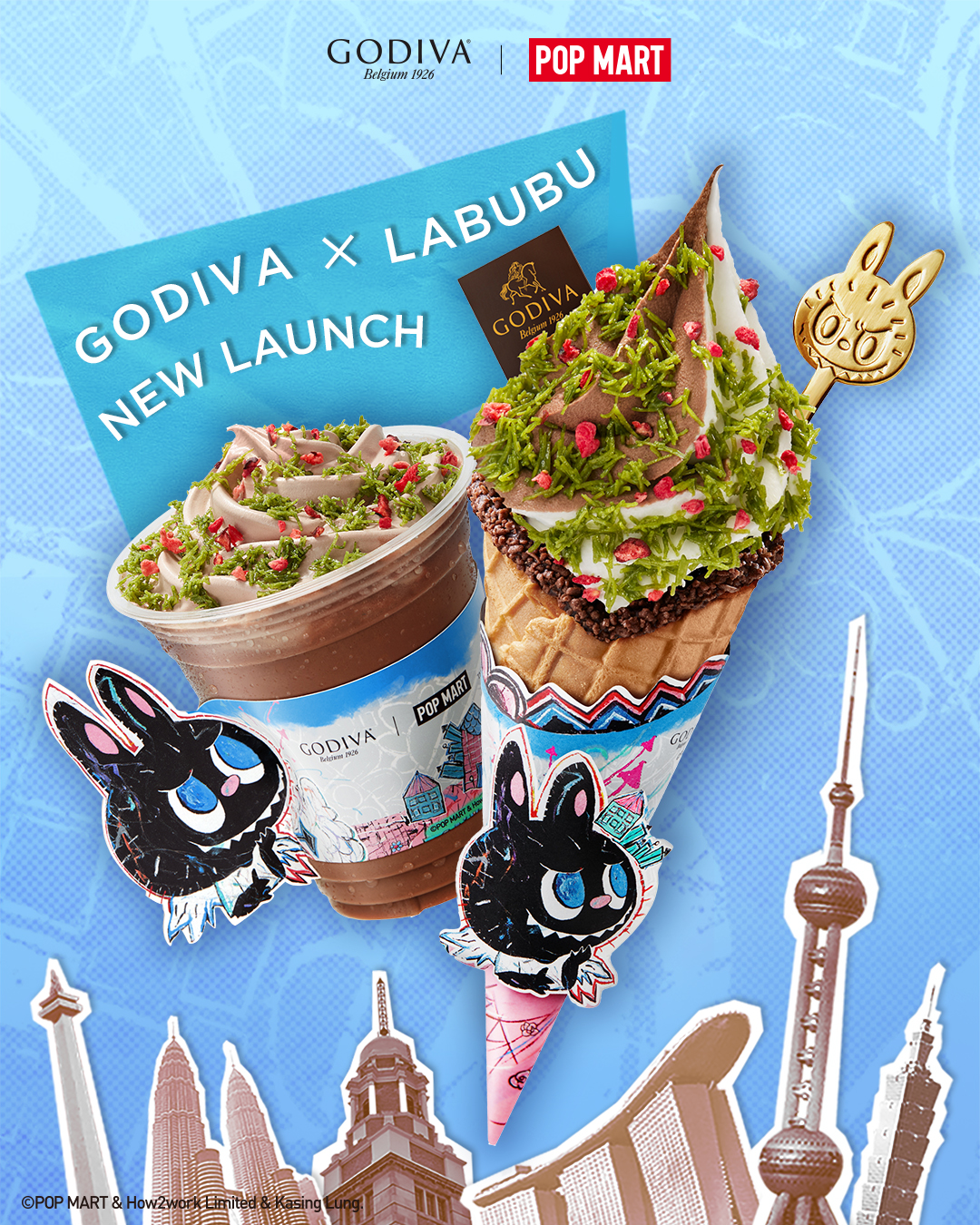 GODIVA x POP MART: LABUBU-Inspired Desserts Now Available in Singapore ...