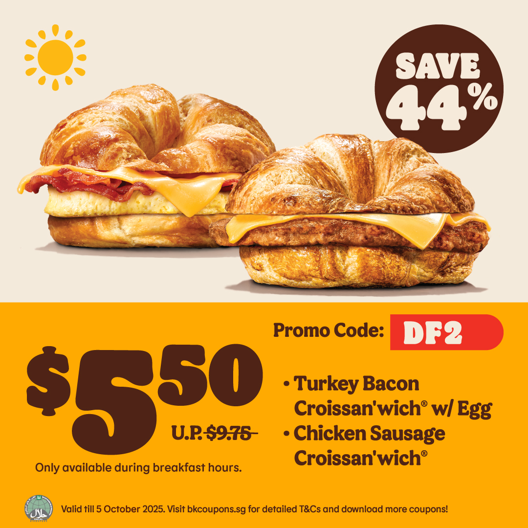 Burger King Latest Discount Coupons has Up to 58% OFF Breakfasts ...
