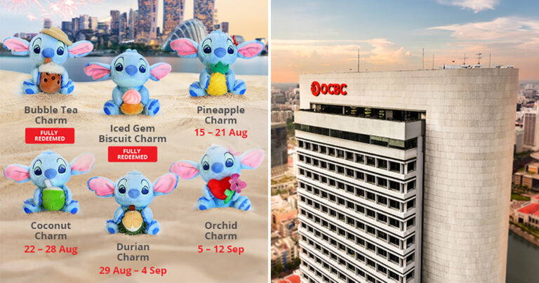 OCBC Giving FREE SG60-Themed Disney’s Stitch Charms for a Limited Time ...