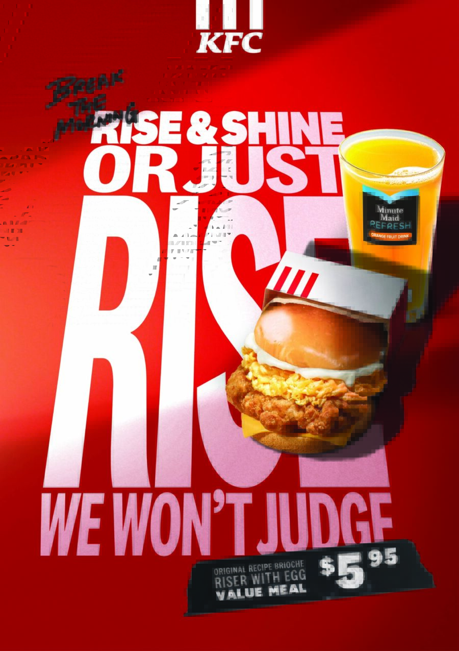 Wake Up to KFC Singapore's New Original Recipe Brioche Riser Starting ...
