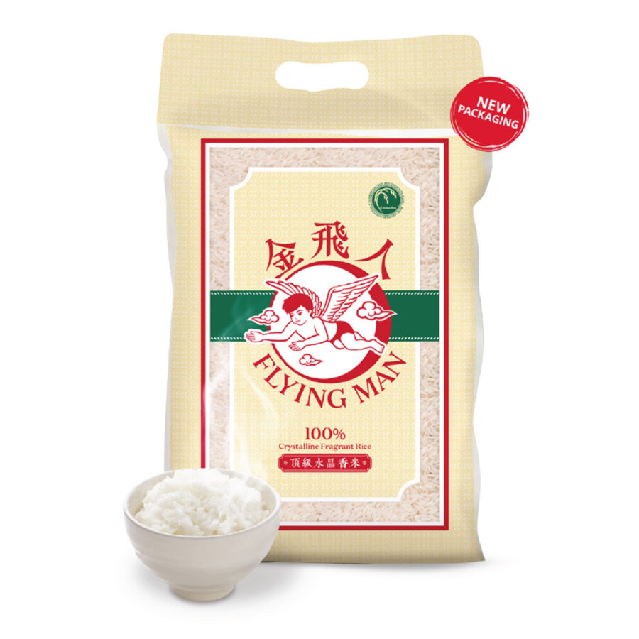 Stock Up on Flying Man Crystalline Fragrant Rice 5kg at FairPrice for ...