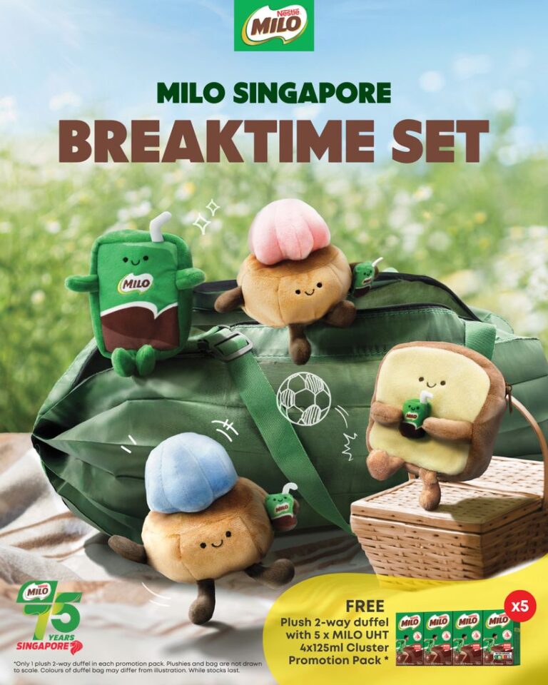 MILO Singapore's Breaktime Set Plushies Return with a New Blue Gem ...