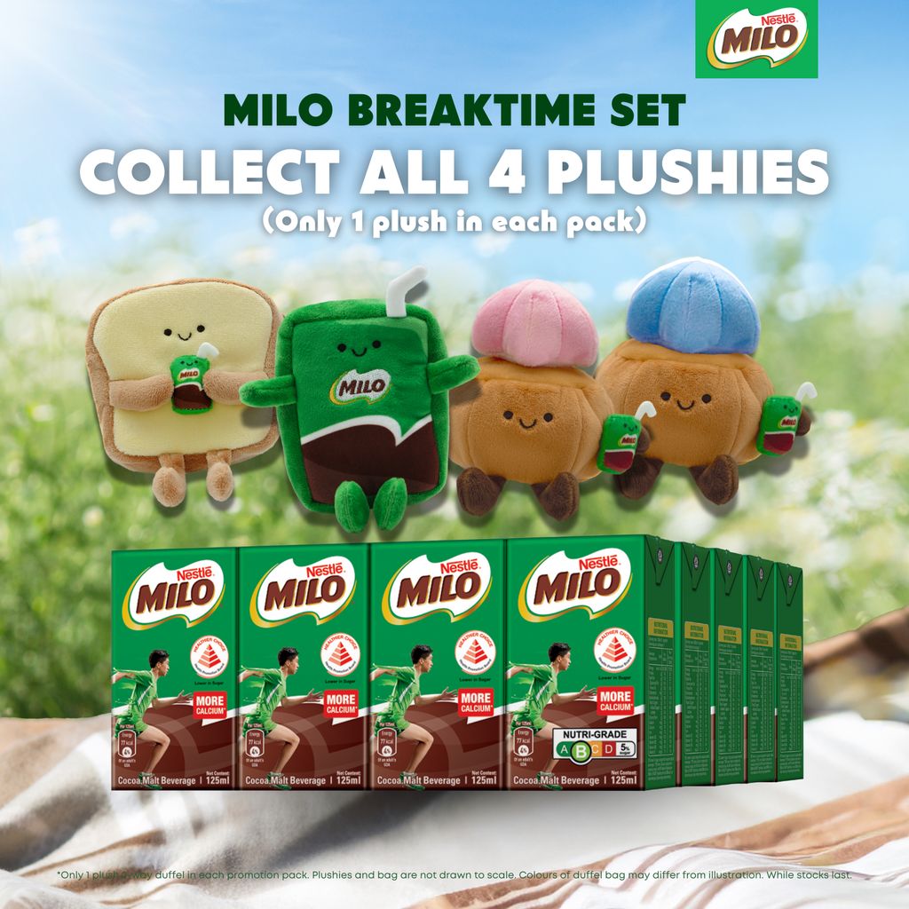MILO Singapore's Breaktime Set Plushies Return with a New Blue Gem ...