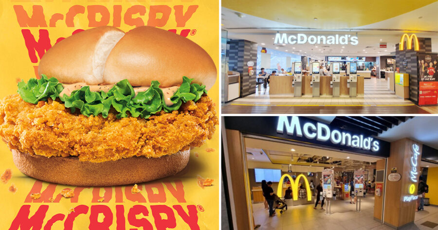 McDonald's S'pore to Give Away 36,000 McCrispy Burgers for FREE at All ...