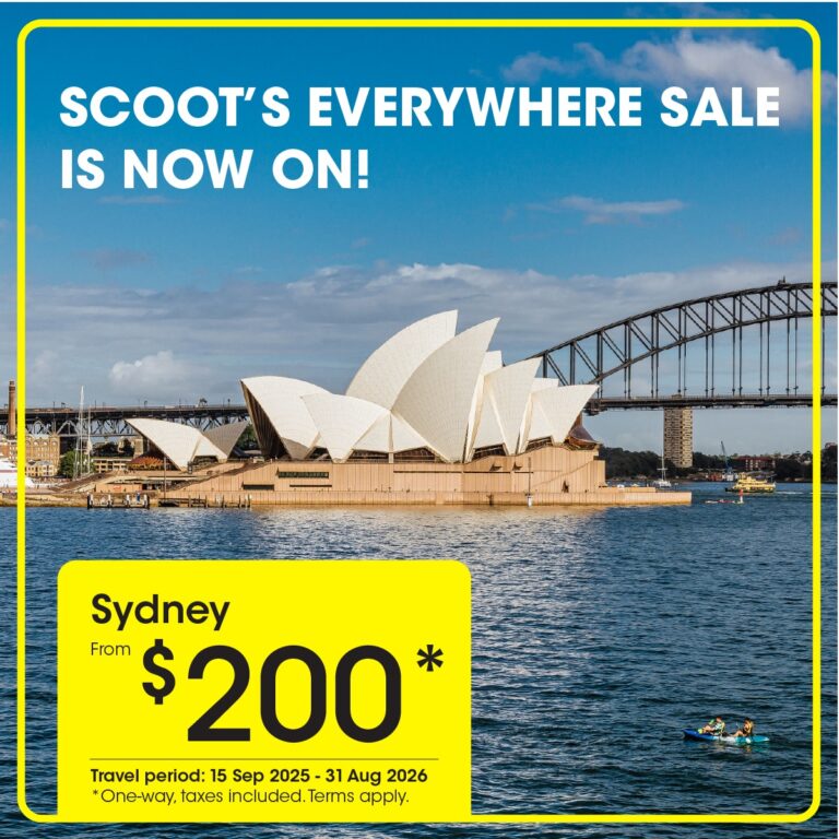 Scoot Launches its Biggest Everywhere Sale with Promo Fares from S$70 ...