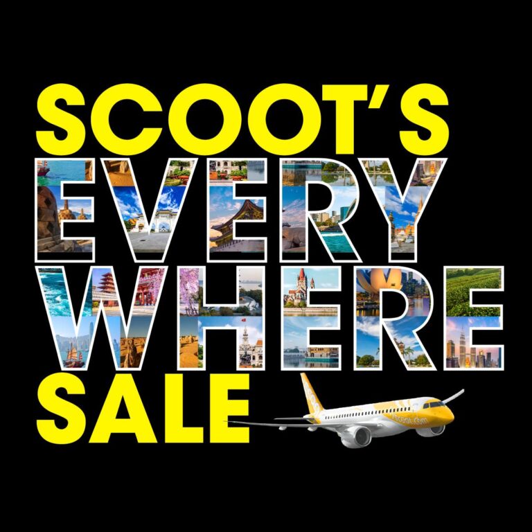 Scoot Launches its Biggest Everywhere Sale with Promo Fares from S$70 ...
