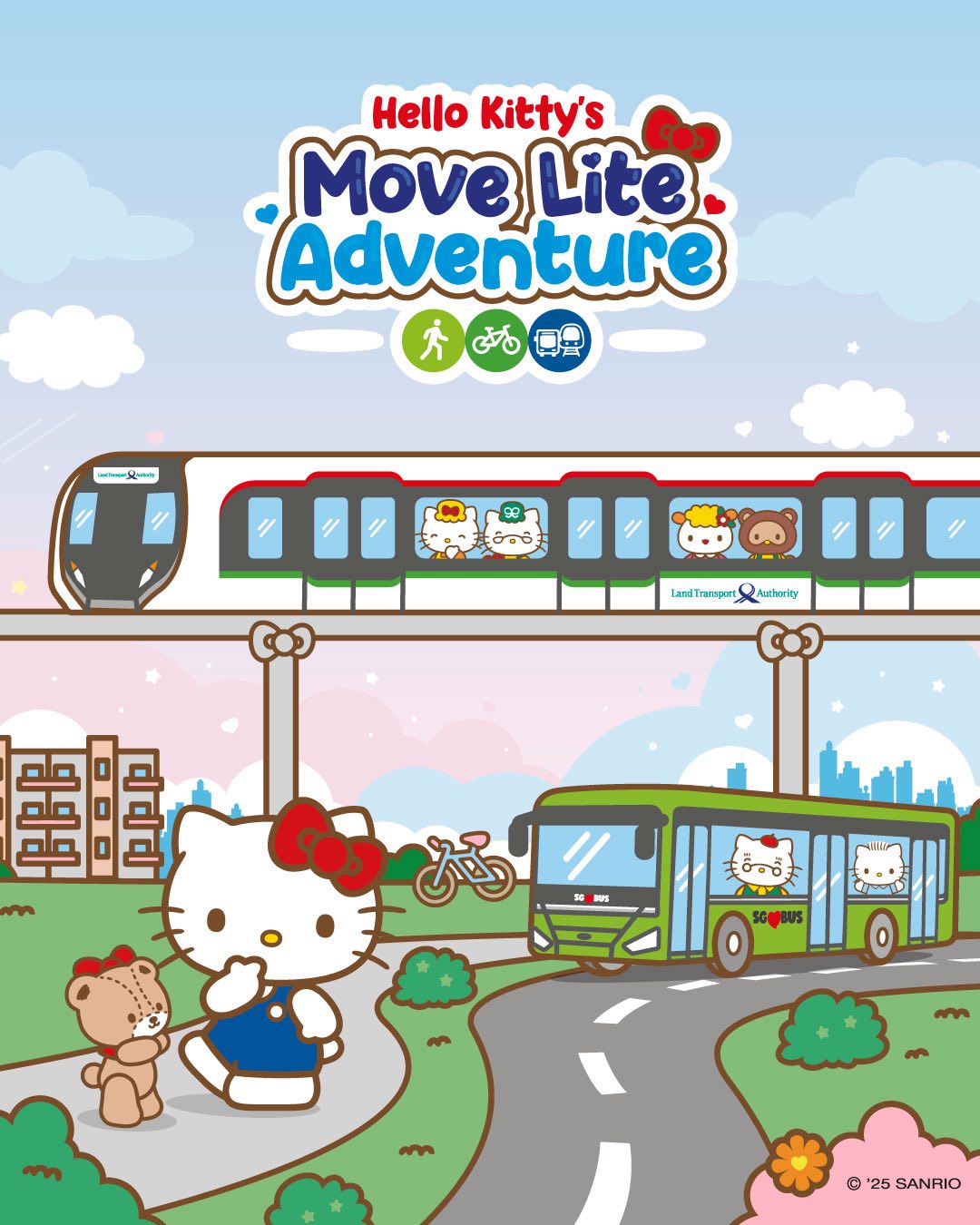 LTA Teams Up with Sanrio to Launch Hello Kitty Move Lite Adventure with ...