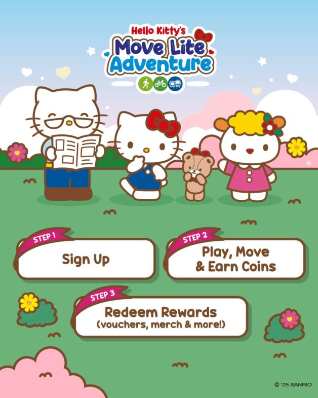 LTA Teams Up with Sanrio to Launch Hello Kitty Move Lite Adventure with ...
