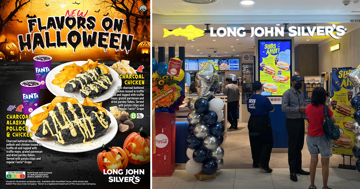 Long John Silver’s Launches Halloween Specials with Charcoal & Truffle ...