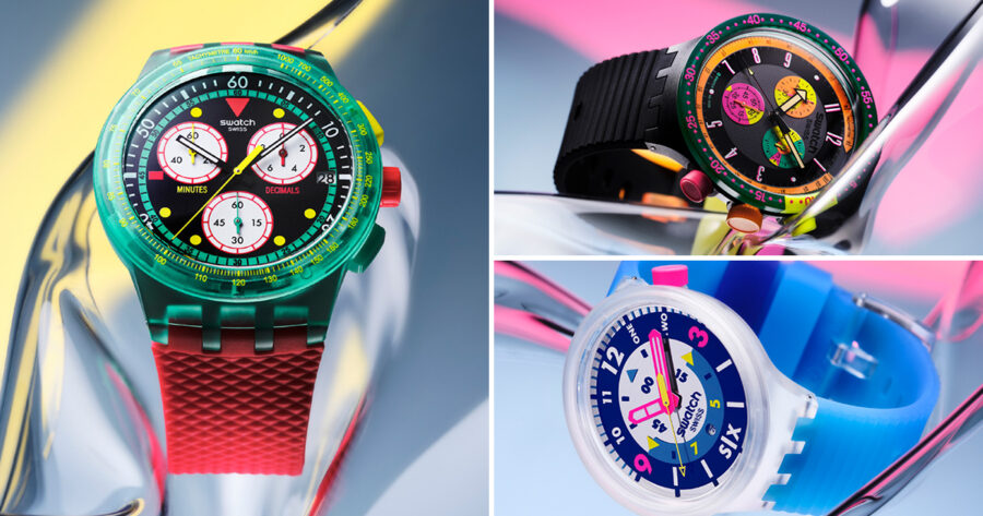 Swatch NEON Collection Arrives in S’pore with ‘80s and ‘90s Retro ...