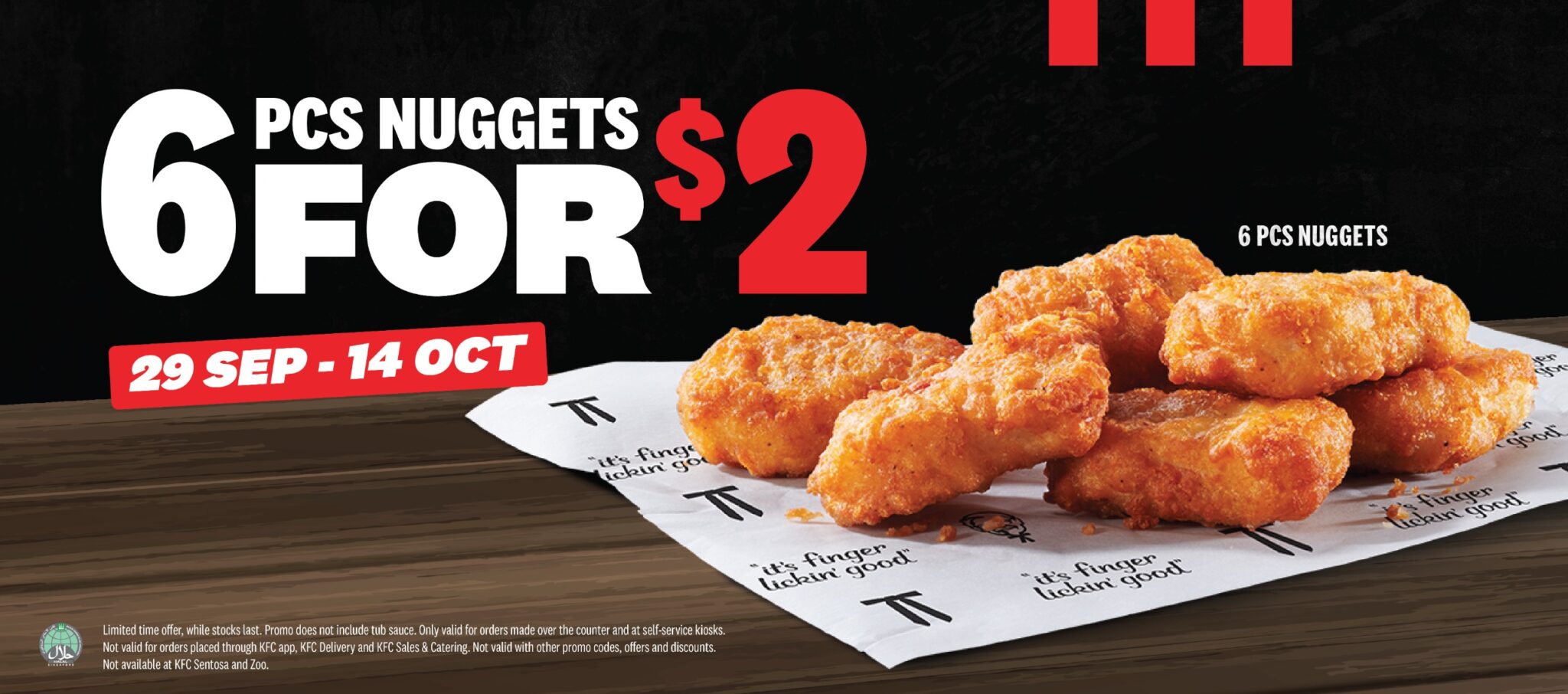 KFC Singapore to Offer 6pcs Nuggets for Just $2 at Most Outlets ...