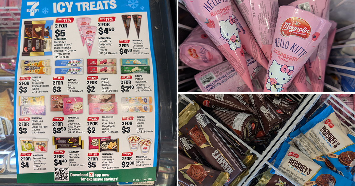 7-Eleven Launches Icy Treats from $1 Till Oct 21 Featuring Magnum ...