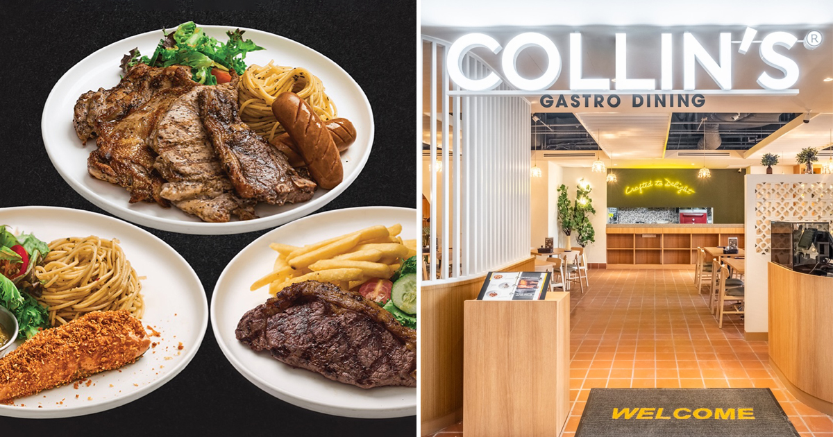 COLLIN'S Serves Up to 50% OFF on Mains, Sides & Drinks from S$6.90 for ...