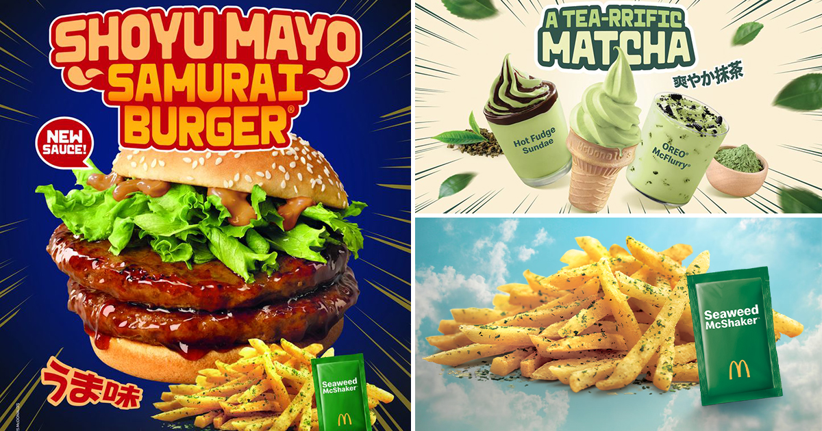 McDonald’s S'pore Unveils Shoyu Mayo Samurai Burger, Brings Back ...