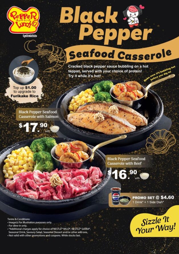 Pepper Lunch Launches New Black Pepper Seafood Dish and Limited-Edition ...