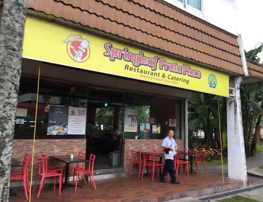 Springleaf Prata Place Giving FREE 2x Plain Prata in Michelin Guide ...