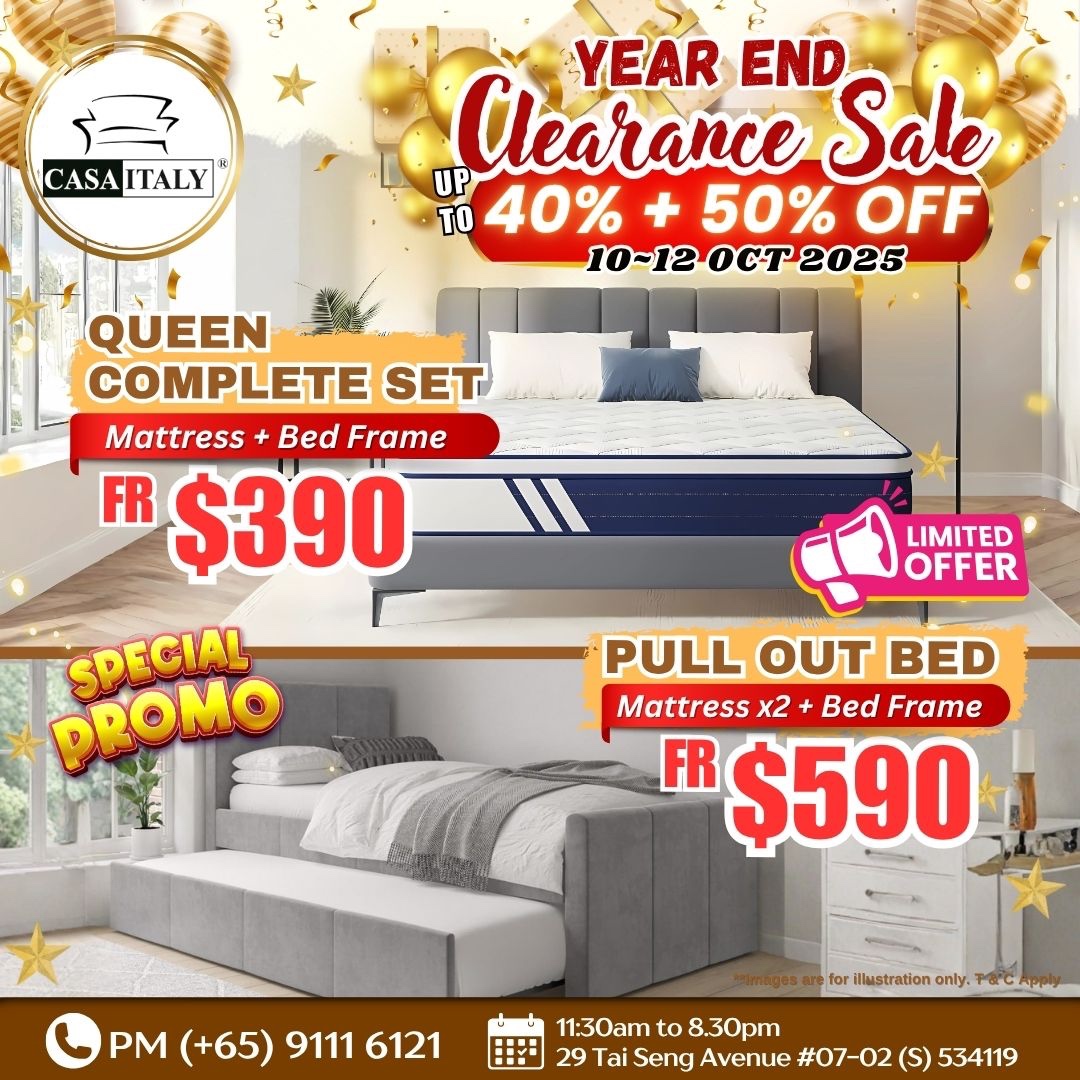 Casa Italy's Year End Clearance Sale Offers Massive Discounts and Custom Furniture from Oct 10 ...