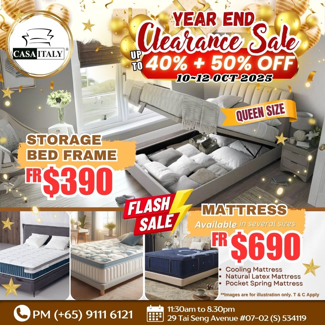 Casa Italy's Year End Clearance Sale Offers Massive Discounts and Custom Furniture from Oct 10 ...