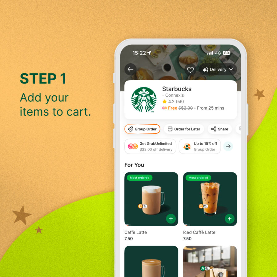 Starbucks x GrabFood Promo Giving FREE Limited-Edition Pouch with $25 ...