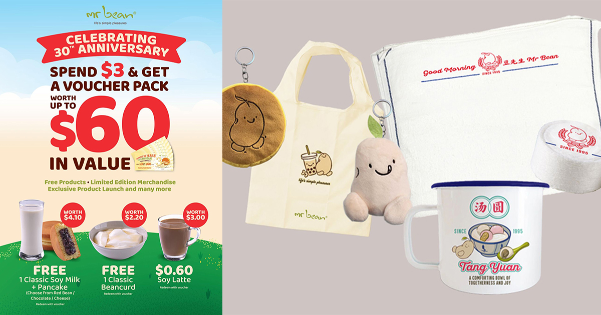 Mr Bean to Launch S$3 Anniversary Voucher Pack with Up to S$60 Value in ...