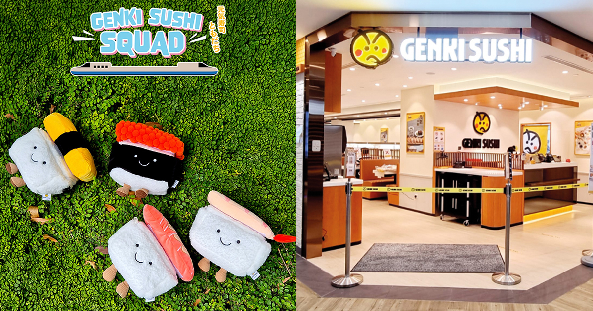Genki Sushi Giving Away FREE Sushi Squad Bag Plushies with Minimum ...