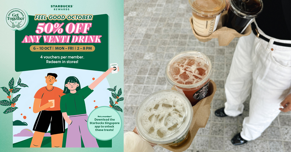 Starbucks Singapore Celebrates World Mental Health Week with 50% OFF ...