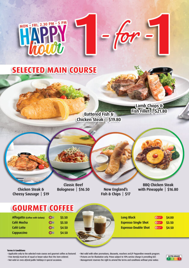 Jack's Place Brings Back 1-FOR-1 Main Course Weekday Happy Hour Promo ...