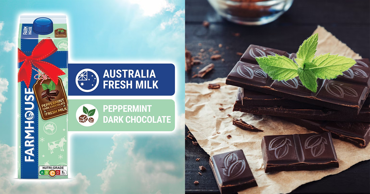 F&N Singapore launches FARMHOUSE Peppermint Dark Chocolate Flavoured ...