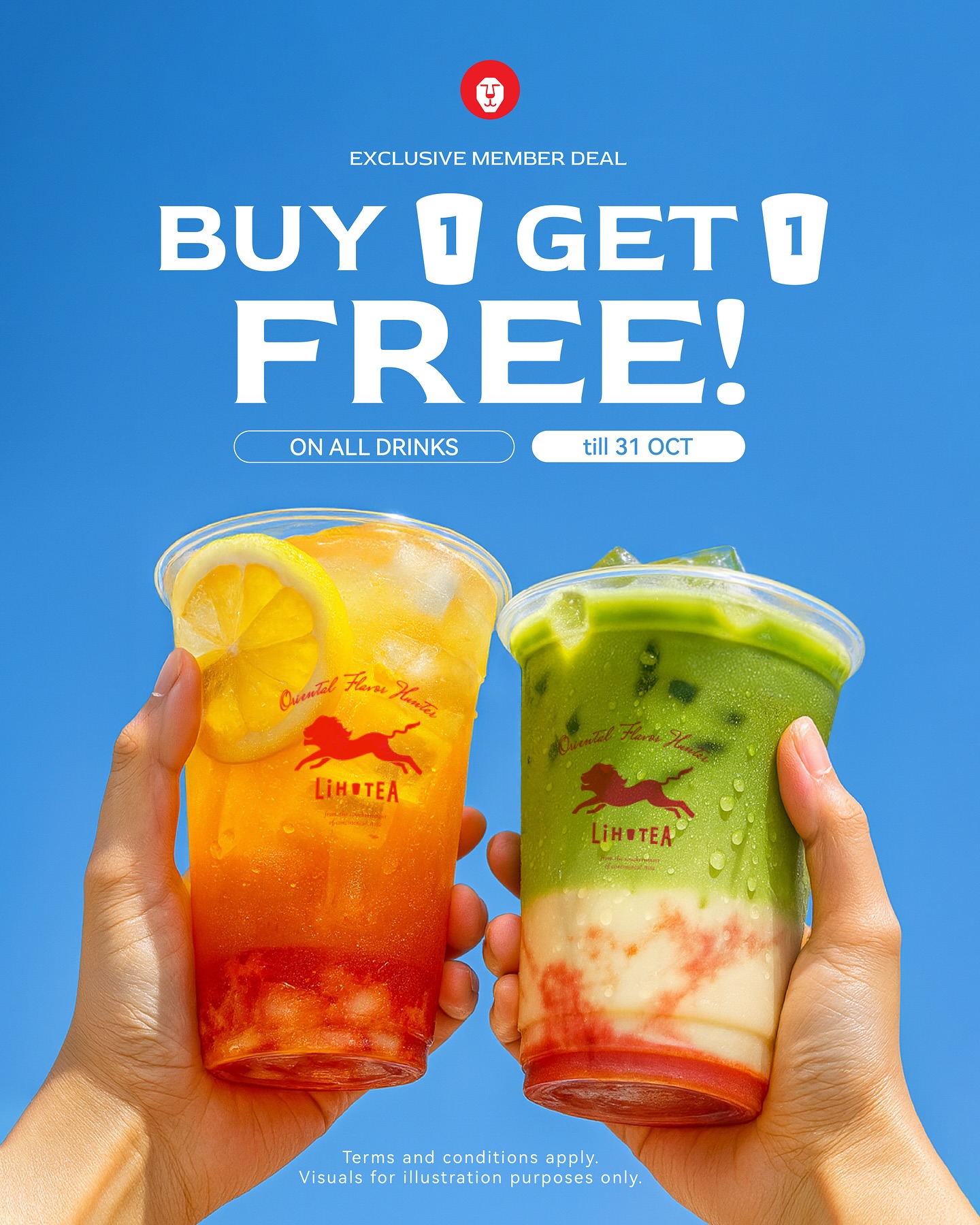 Enjoy 1-FOR-1 on All Drinks at LiHO TEA When You Redeem via the App ...