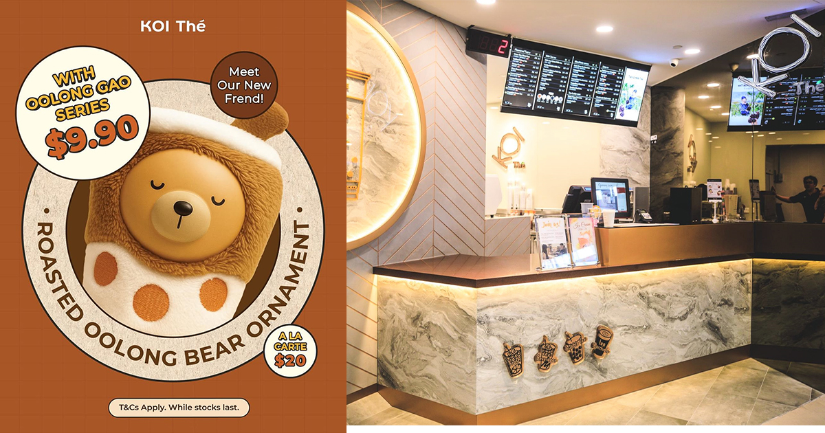 KOI Thé Singapore to Launch Adorable Roasted Oolong Bear Plushie ...