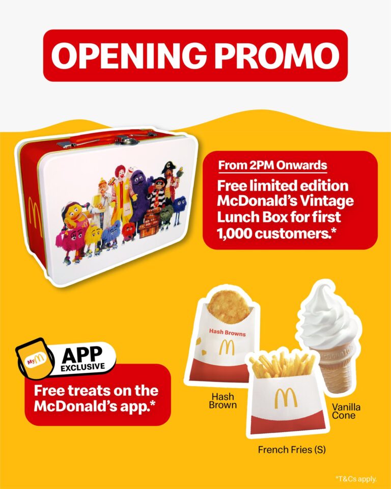 McDonald’s Opens New Outlet at Bukit Batok Connection with Exclusive ...