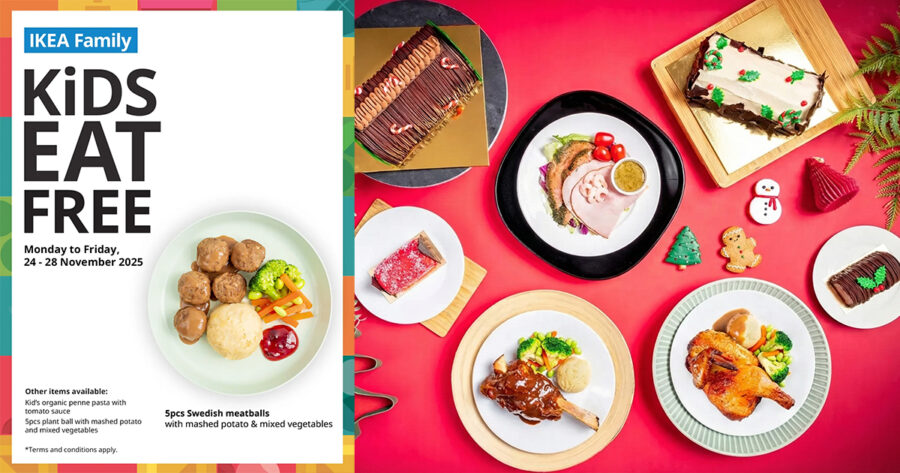IKEA Singapore Christmas Menu 2025 Arrives With Kids Eat FREE Promotion ...