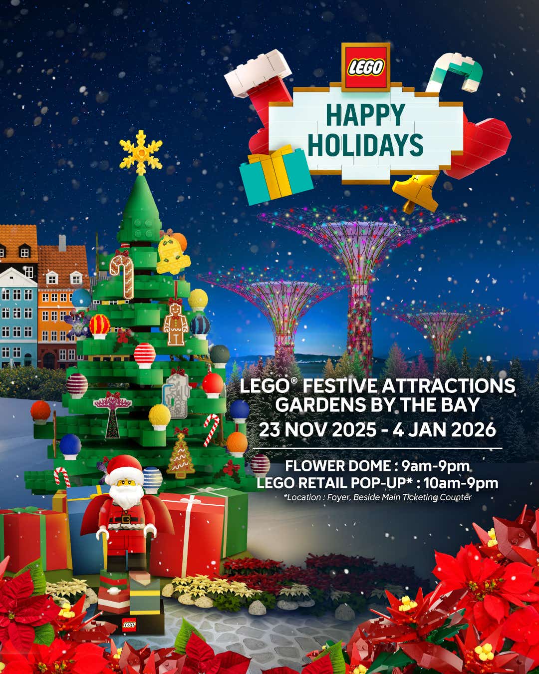 Gardens by the Bay Unveils New LEGO Festive Attractions as Part of the ...