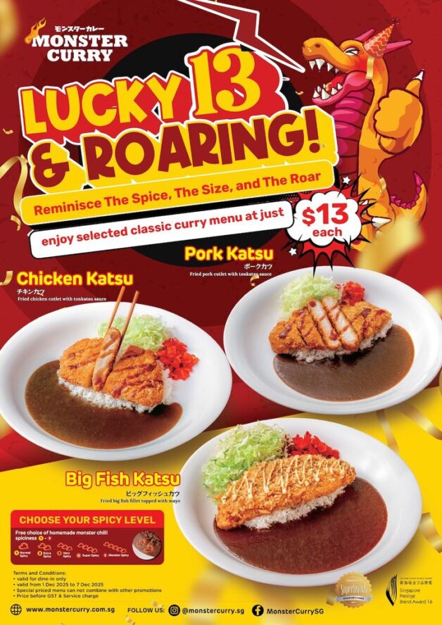Monster Curry Marks Its Lucky 13th Anniversary with New Hotplates ...