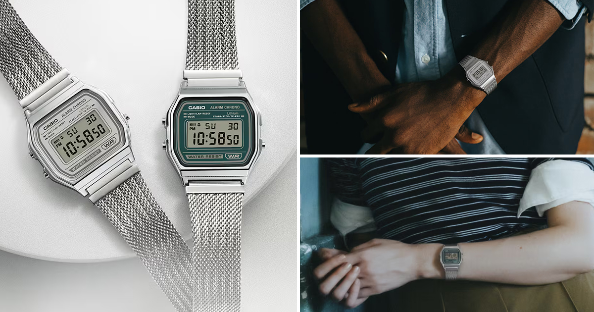 Casio Refreshes Its Classic A158 and AQ-230 Watches with a Sleek ...