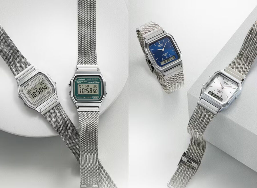Casio Refreshes Its Classic A158 and AQ-230 Watches with a Sleek ...