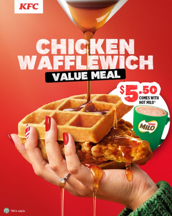 KFC Singapore Offers Chicken Wafflewich Value Meal for Just S$5.50 on ...
