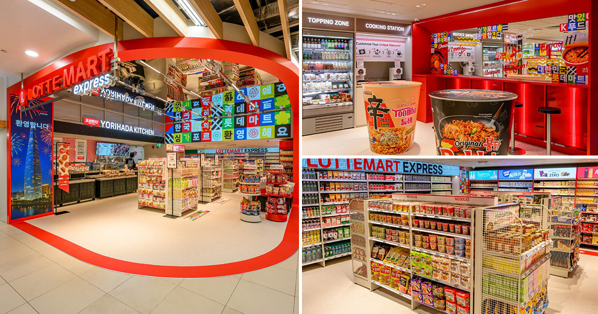 LOTTE Mart Express Opens at FairPrice JEM with Korean Street Food ...
