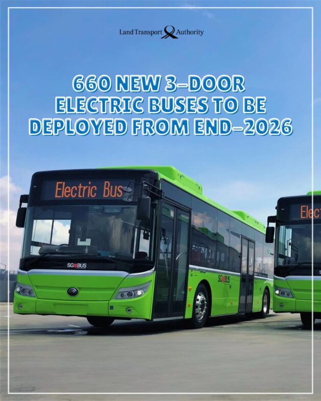 Singapore to Add 660 New Electric Buses from End-2026 as Part of Public ...