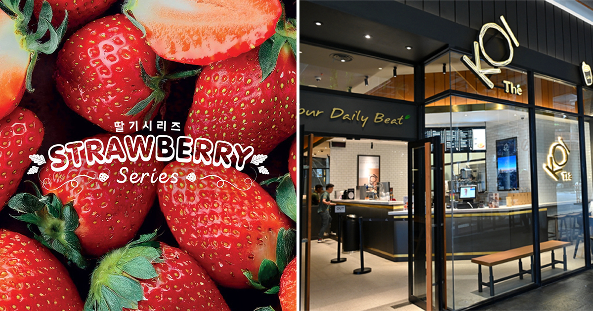 KOI Thé Singapore to Launch Strawberry Series Featuring Korean ...