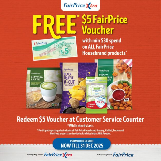 FairPrice Xtra is Giving Away FREE $5 Vouchers When You Stock Up on ...