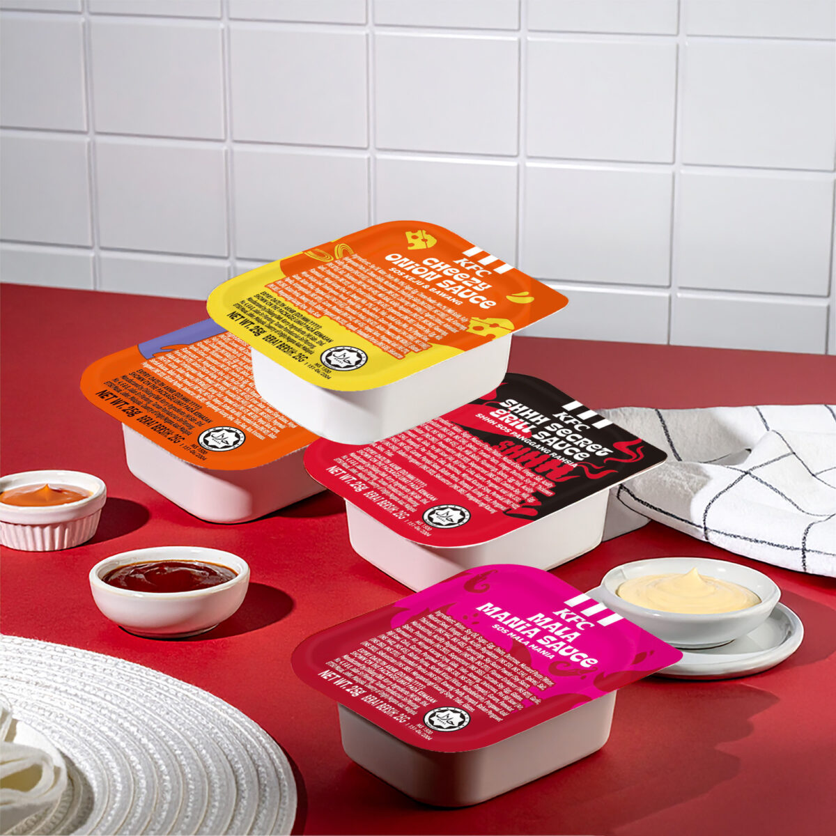 KFC Launches Four New Dipping Sauces Including Mala and White Curry for ...