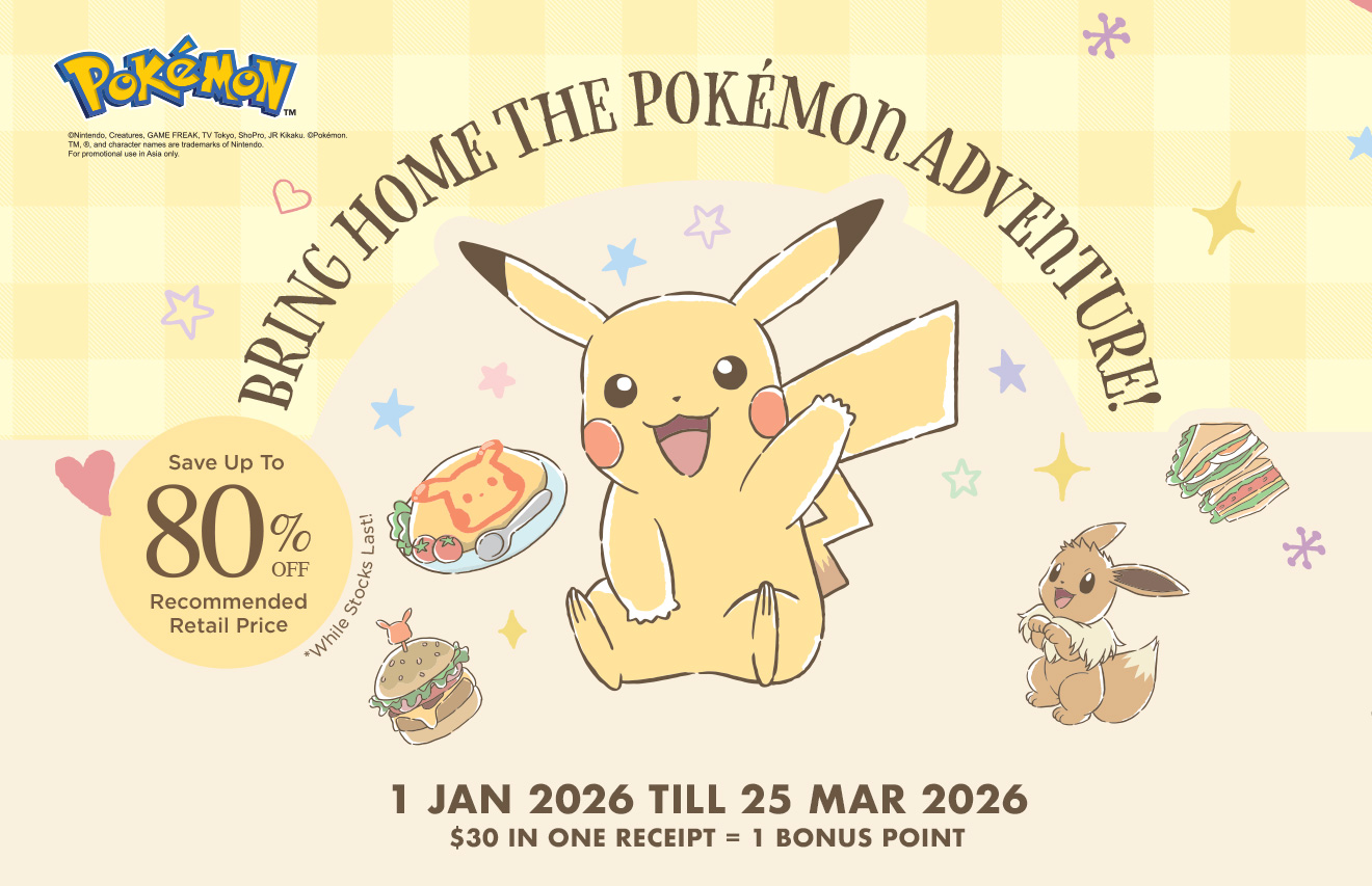 FairPrice Launches The Pokémon Adventure Collection With Up To 80% OFF ...