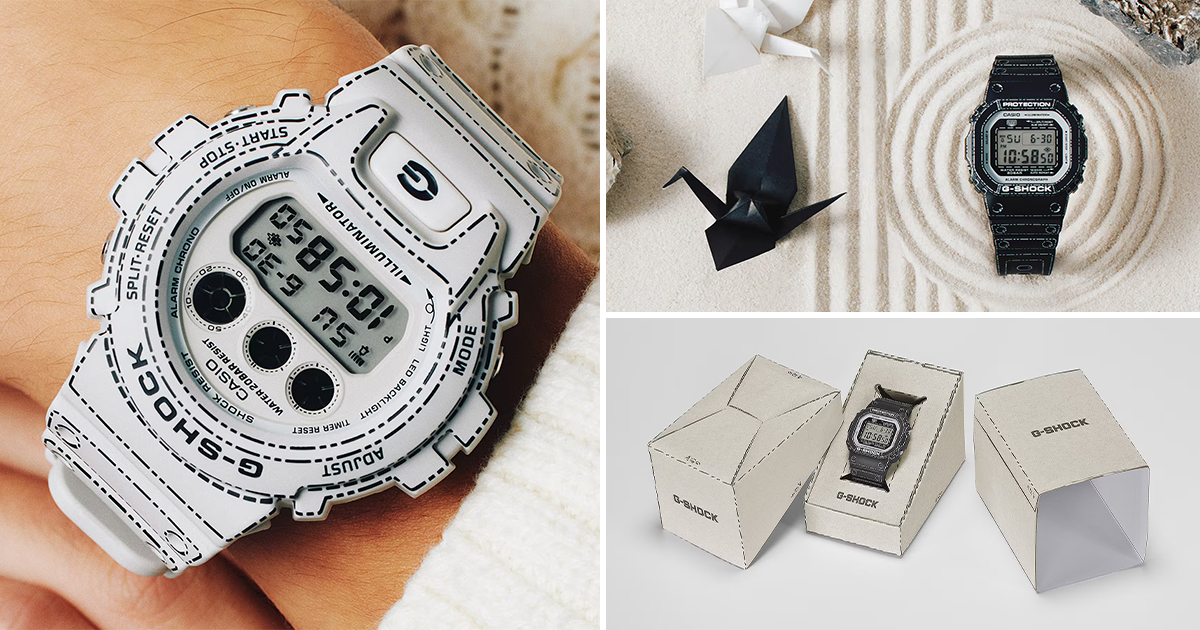 G-SHOCK S'pore Launches Origami-Inspired Collection Made in Japan With ...