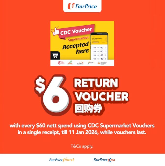 FairPrice, Cold Storage and Giant Roll Out $6 Return Voucher With CDC ...