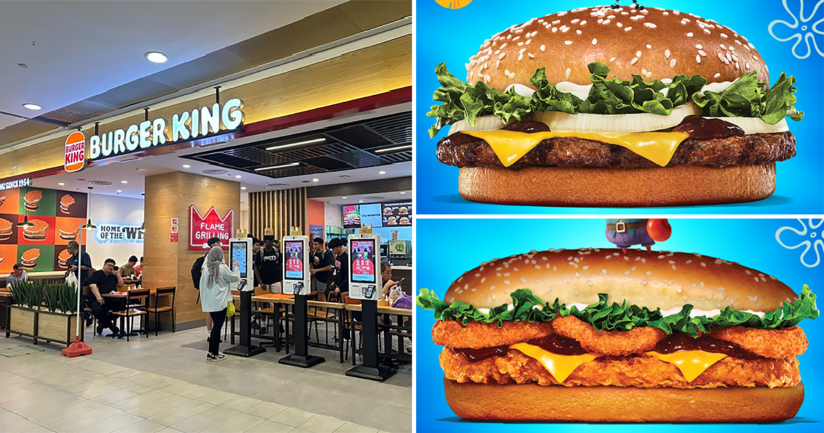 Burger King Singapore Serves Up 1-FOR-1 SpongeBob Burgers With a ...