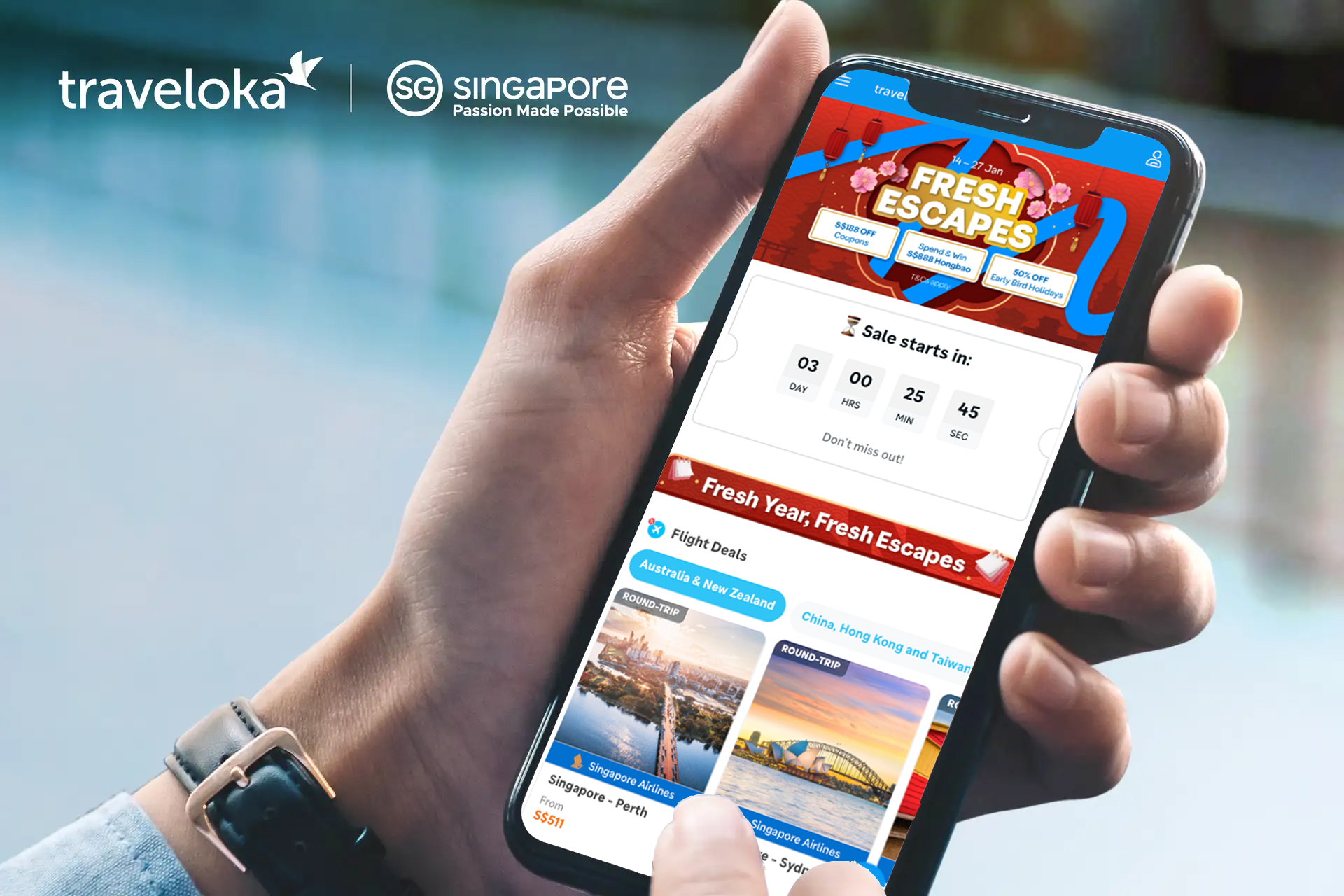 Traveloka Fresh Escapes Sale Is Here With Up to S$188 Off, S$888 ...