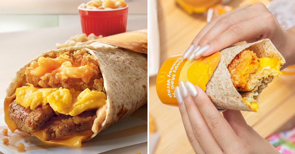 Crispy Mac ’N Cheesy Wraps Make a Comeback at McDonald’s Singapore From ...