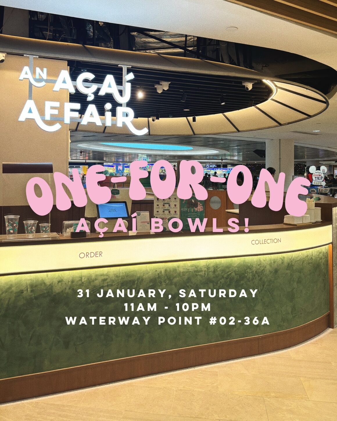 An Acai Affair Treats Fans to 1-FOR-1 Açaí Bowls at Waterway Point ...